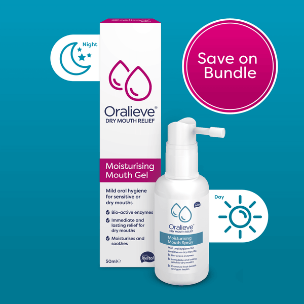 Oralieve Dry Mouth Relief Day & Night Pack including moisturising mouth ...