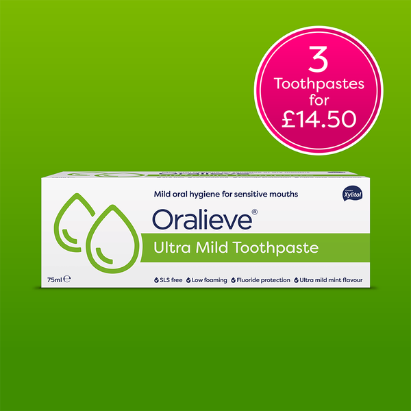 Oralieve Ultra Mild Toothpaste for dry mouth | Oralieve